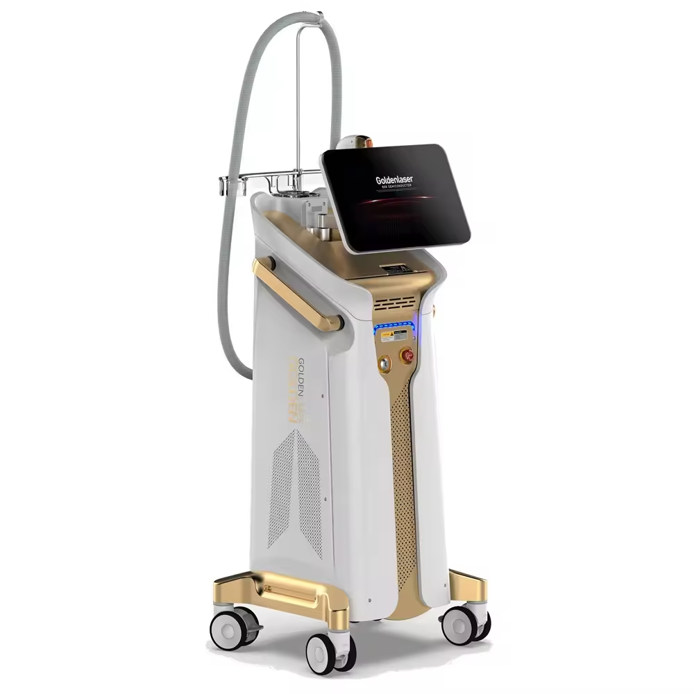 NEW 808nm diode laser hair removal machine - GoldenLaser